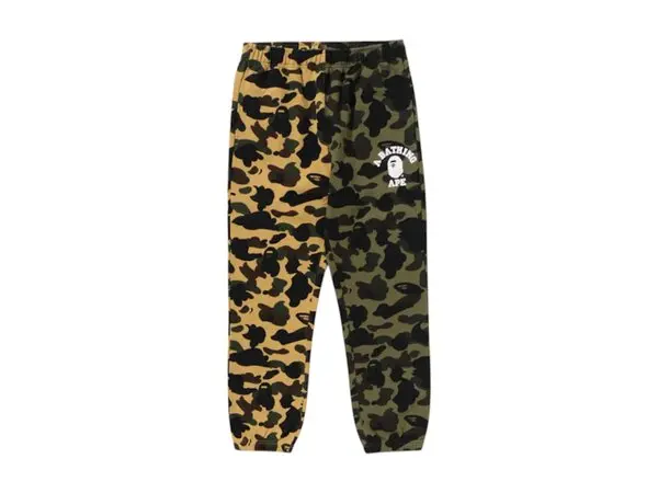 A BATHING APE 1st Camo Separate Regular Fit Sweatpant - Green