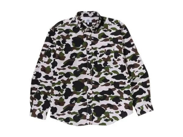 A BATHING APE 1st Camo Stripe Relaxed Fit Long Sleeve Shirt