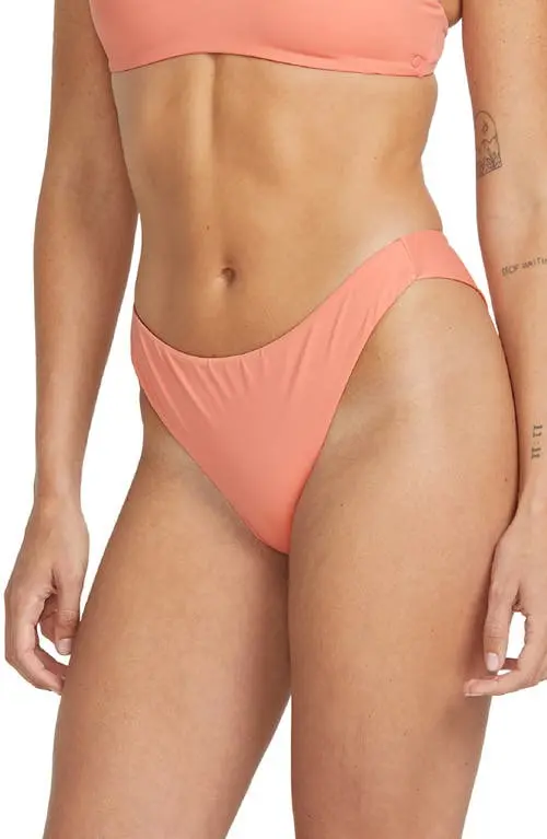 Volcom Simply Seamless Cheekini Bikini Bottoms - Sunset