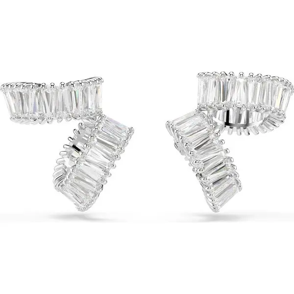 SWAROVSKI X Ariana Grande Baguette Zirconia Cuff Earrings