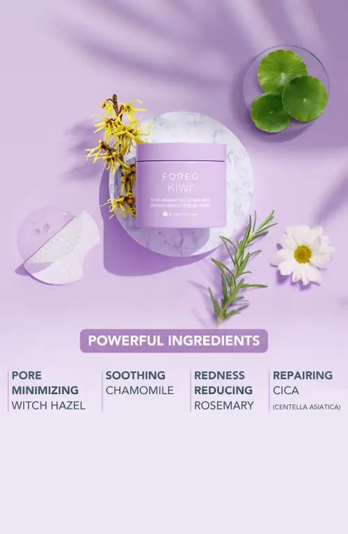 Foreo Kiwi Pore Minimizing Toner Pads 60 Pc - None