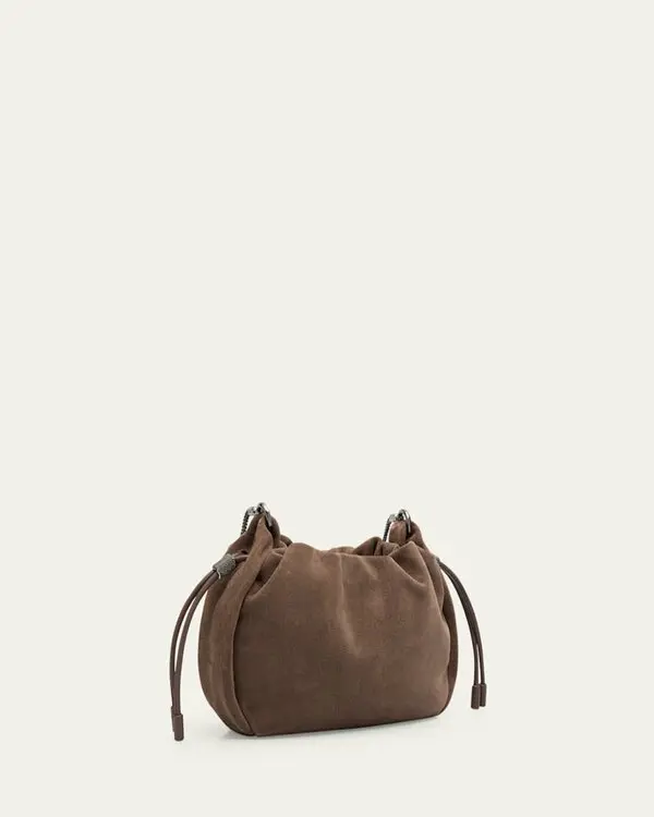 Brunello Cucinelli Small Crossbody Bag - Taiga