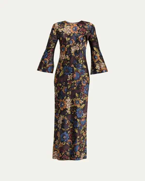 Veronica Beard Gemma Floral Maxi Dress