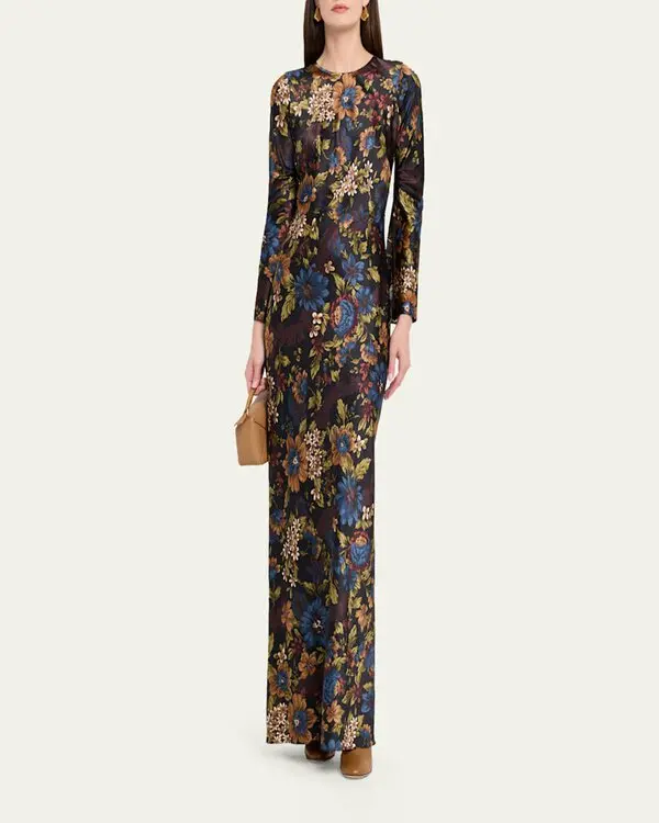 Veronica Beard Gemma Floral Maxi Dress