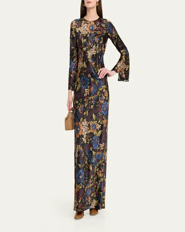 Veronica Beard Gemma Floral Maxi Dress