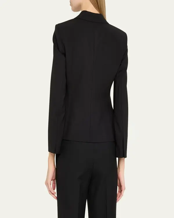 Theory Slim One-button Jacket - Black