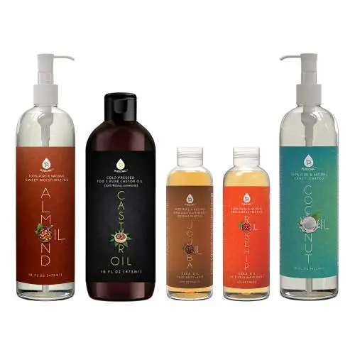 PURSONIC Oils & Skin Care Mega Set Jojoba Oil & Rosehip Oil - Multicolor