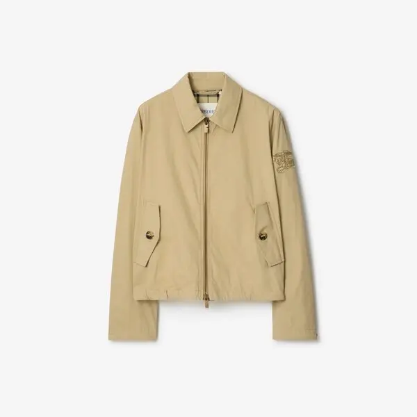 Burberry Gabardine Jacket - Dune Beige