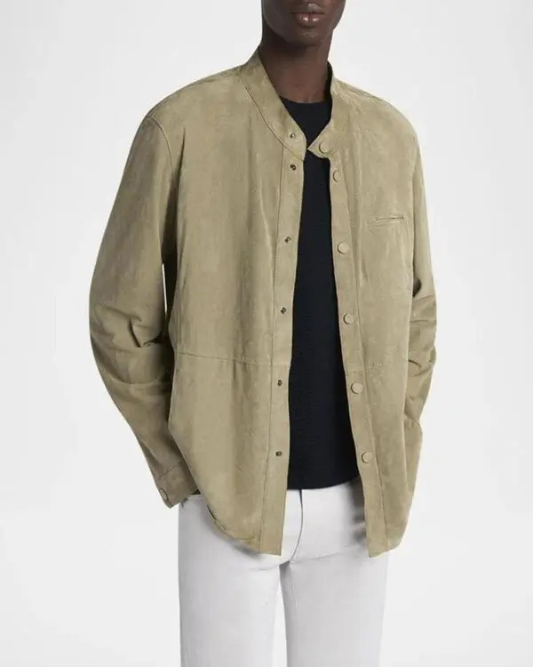 Giorgio Armani Apos;s Suede Overshirt