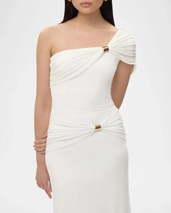 Herve Leger Sofia One-shoulder Top