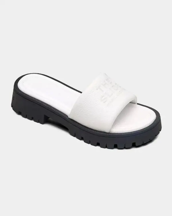 Marc Jacobs Slide Sandals - Bright Whi