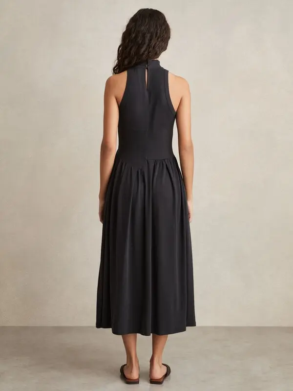REISS Blake Sleeveless Midi Dress