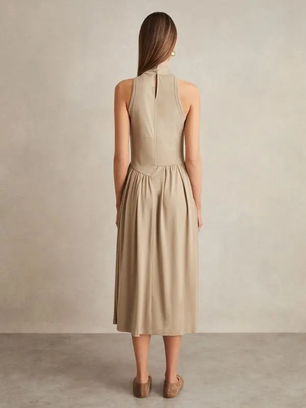 REISS Blake Sleeveless Midi Dress