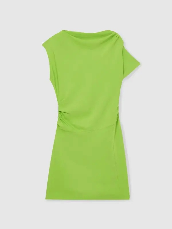 REISS Freya Asymmetric Mini Dress