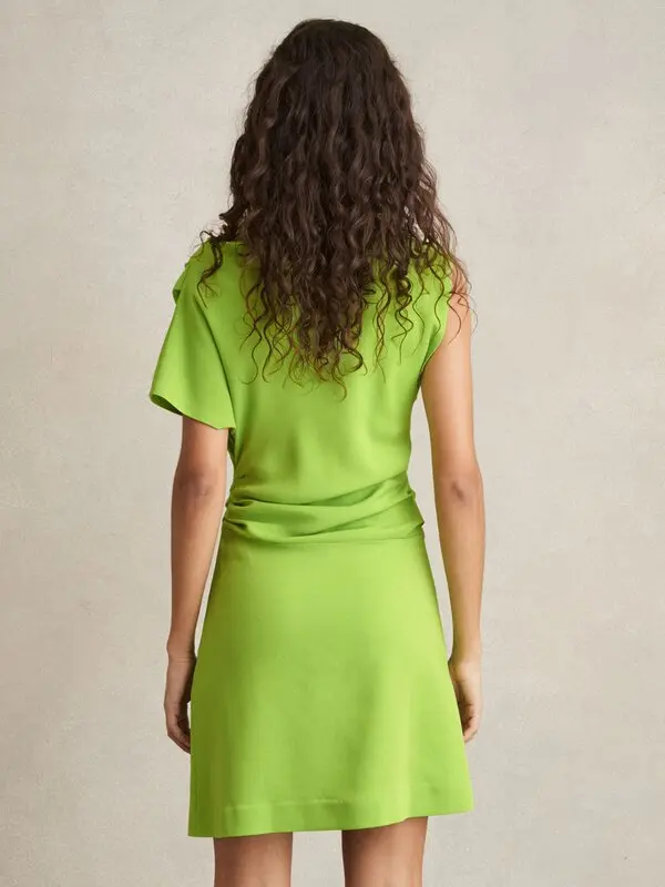 REISS Freya Asymmetric Mini Dress