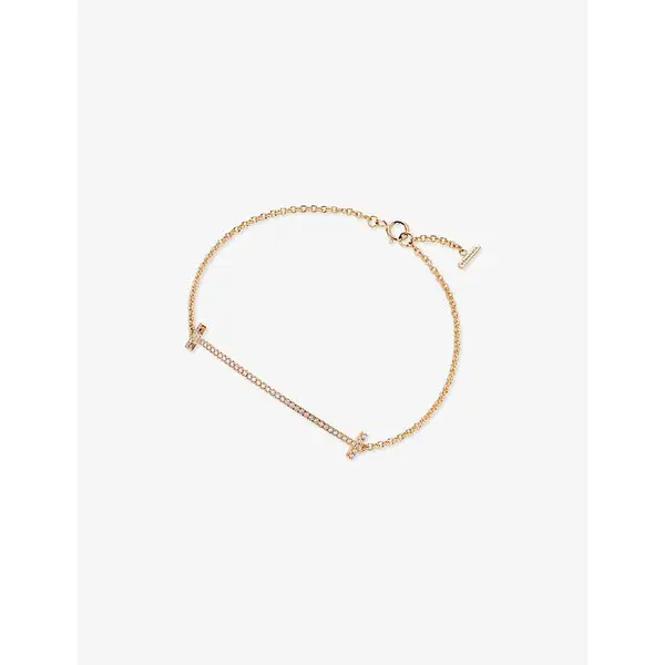 Tiffany & Co. T Smile Diamond Bracelet - Yellow Gold