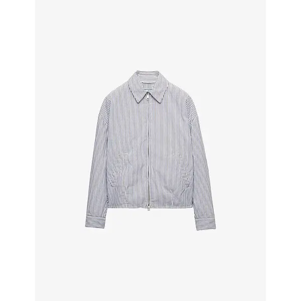 Prada Striped Woven Jacket