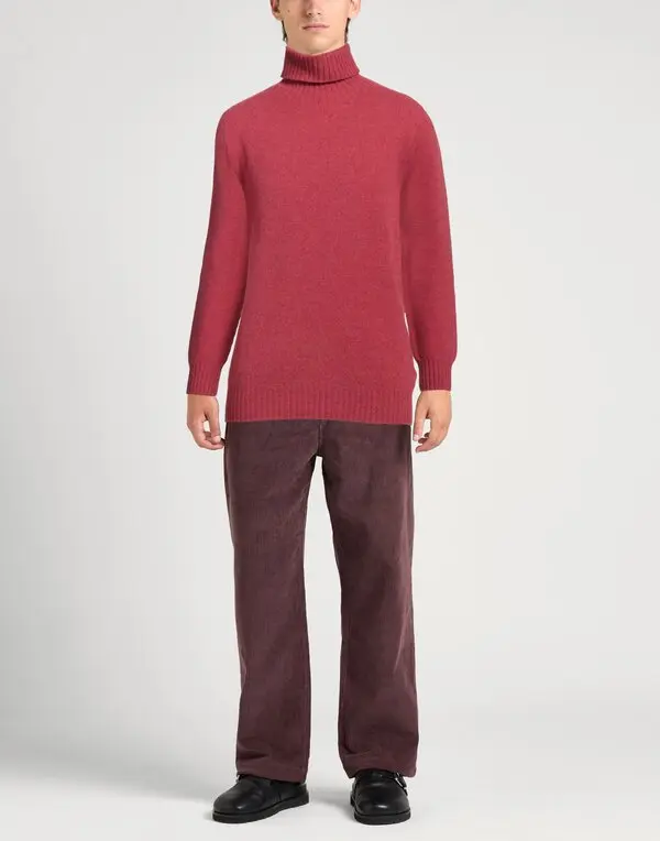 Altea Turtleneck Virgin Wool Sweater - Red