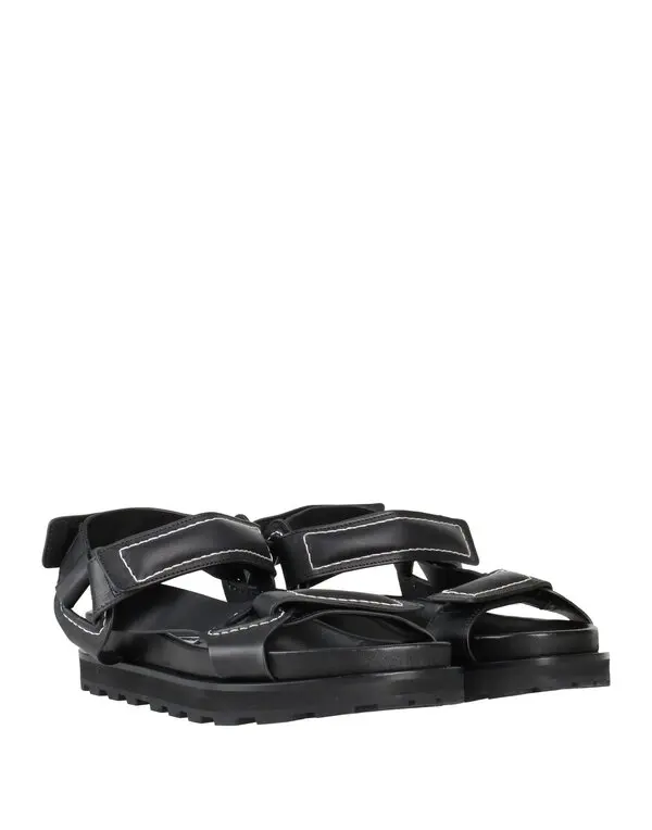 JIL SANDER Leather Technical Sandals