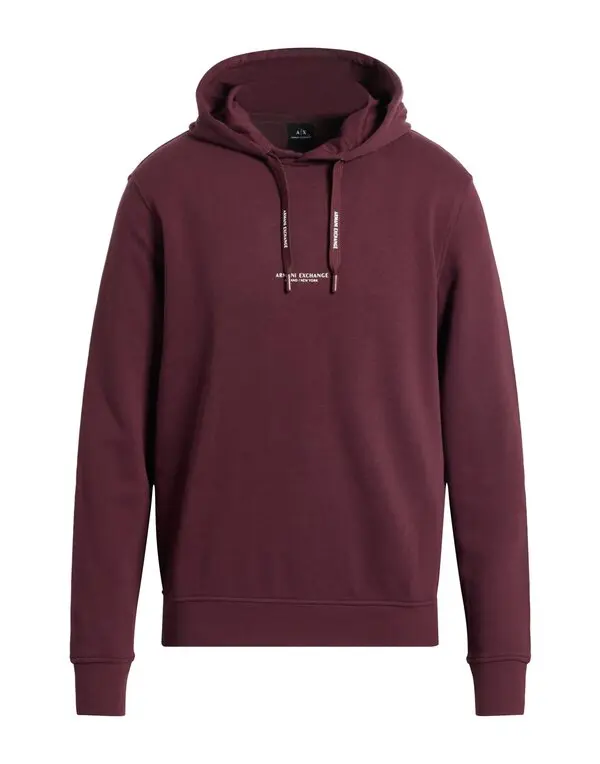 Armani Exchange Cotton Blend Sweatshirt - Purple
