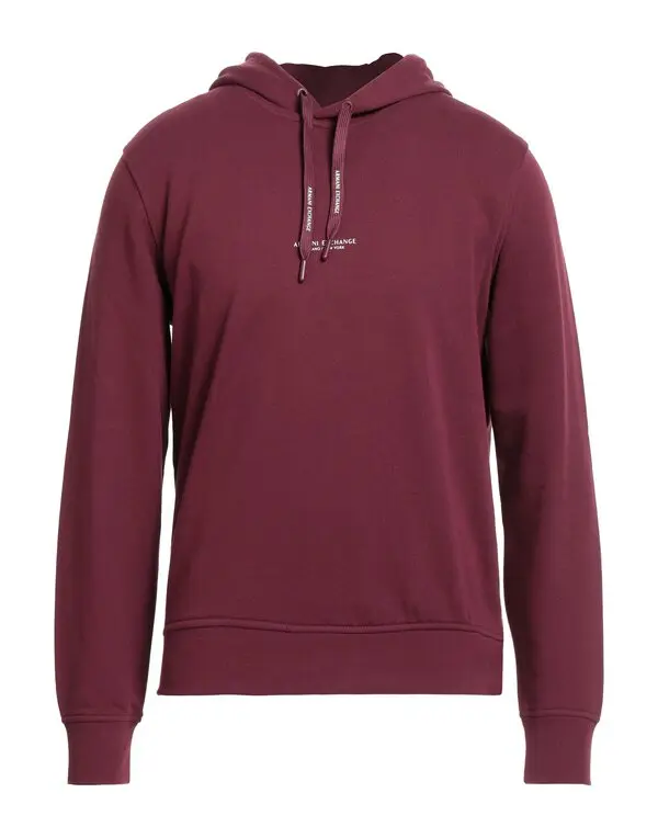 Armani Exchange Cotton Blend Sweatshirt - Red