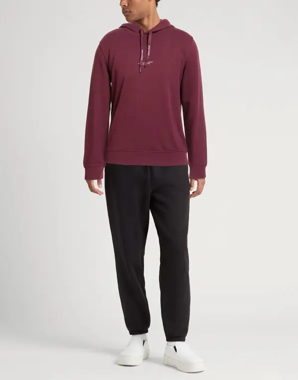 Armani Exchange Cotton Blend Sweatshirt - Red