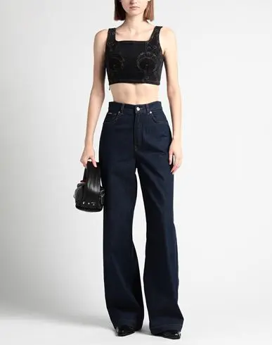 MARINE SERRE Top Cotton - Black