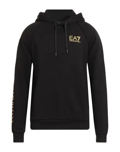 EA7 Cotton-blend Fleece Sweatshirt - Black