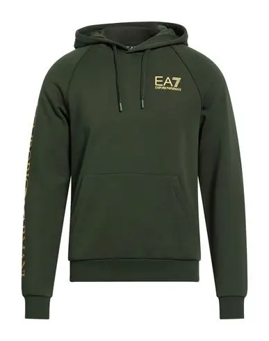 EA7 Cotton-blend Fleece Sweatshirt - Green
