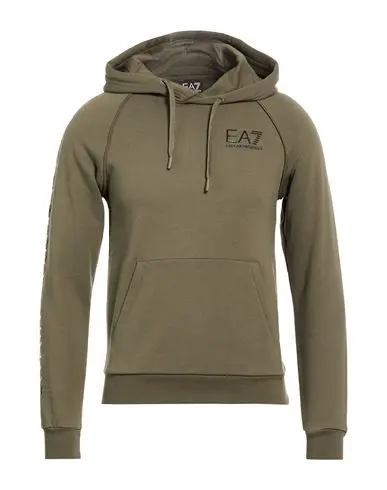 EA7 Cotton-blend Fleece Sweatshirt - Green