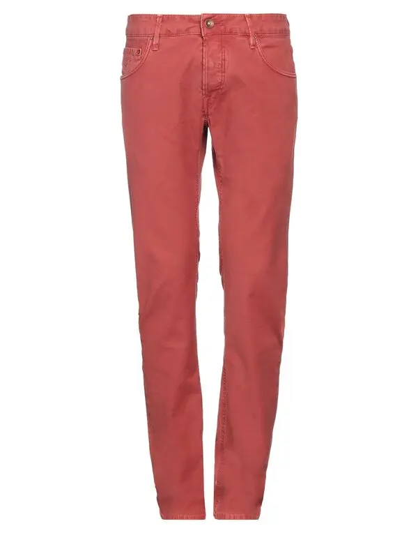HANDPICKED Tapered Leg Pants - Red