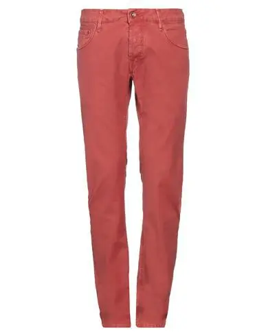 HANDPICKED Tapered Leg Pants - Rust