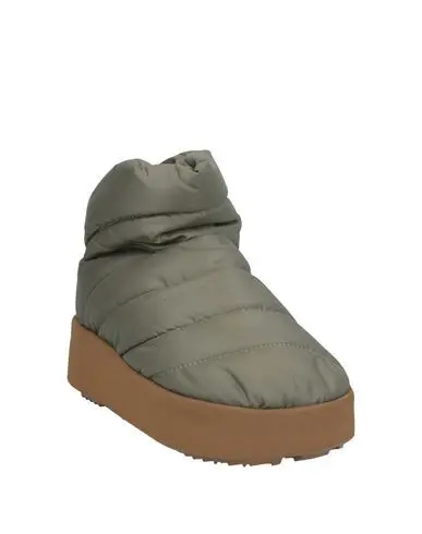 PIUMESTUDIO Nylon Padded Ankle Boots - Green