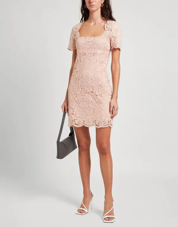 pinko dress pink Pinko Mini Dress In Pink - 42% Off