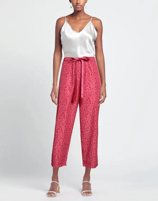 JIJIL Tapered High-waisted Pants - Fuchsia