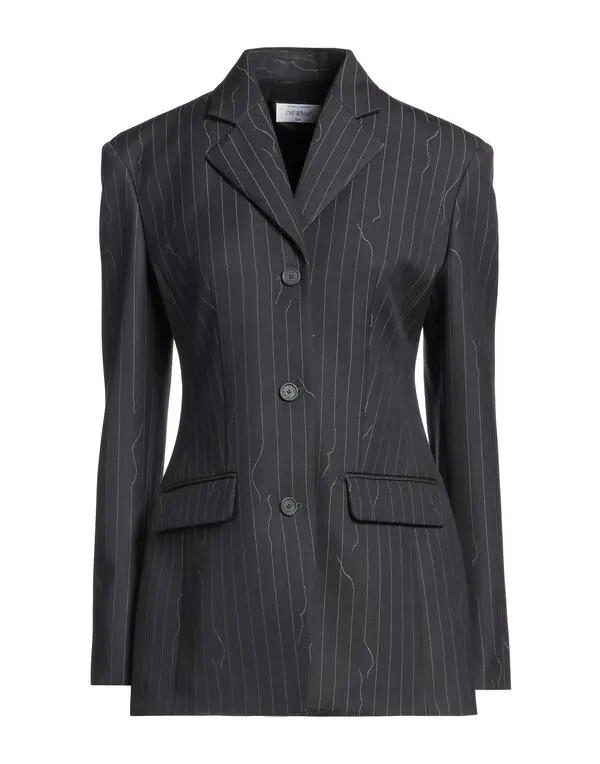 OFF-WHITE™ Single-breasted Pinstriped Blazer
