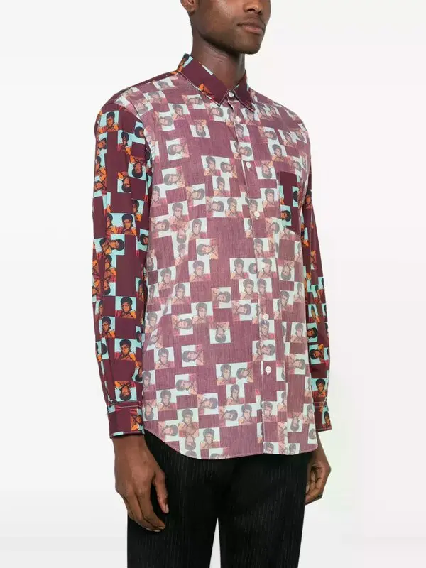 Comme Des Garçons Pop-art Print Shirt