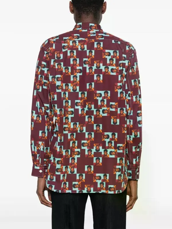 Comme Des Garçons Pop-art Print Shirt