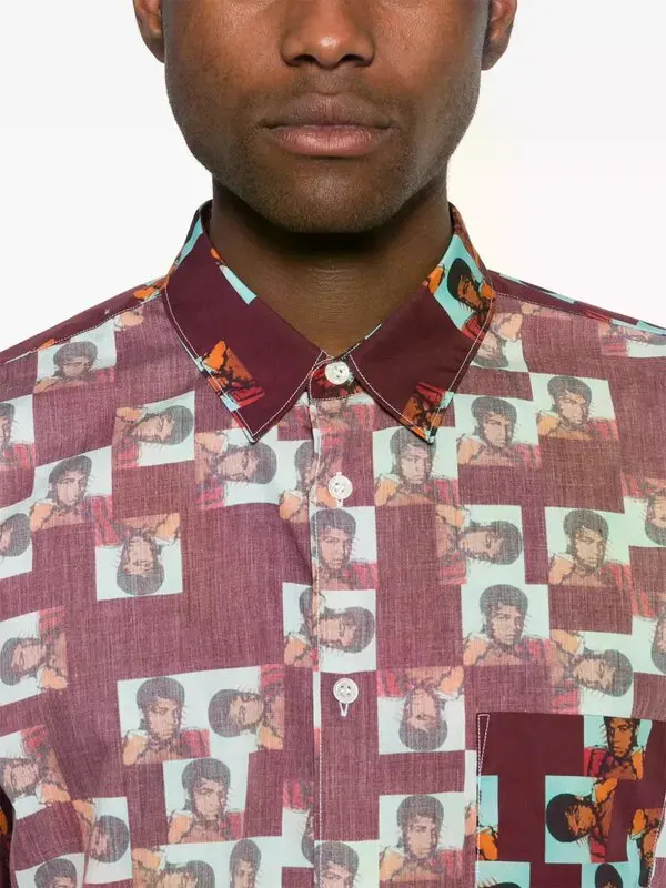 Comme Des Garçons Pop-art Print Shirt