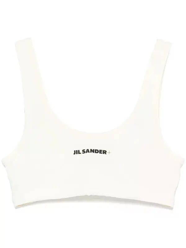 JIL SANDER Fast Dry Jersey Sports Bra - Neutrals