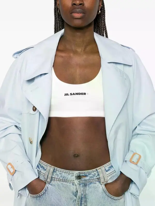 JIL SANDER Fast Dry Jersey Sports Bra - Neutrals
