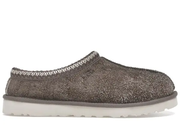 UGG Tasman Shaggy Suede Slipper - Smoke Plume
