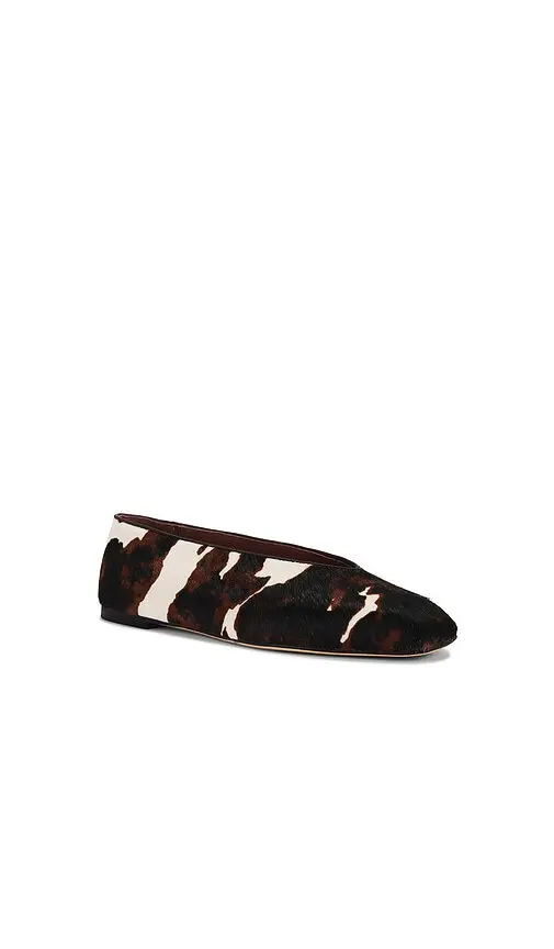 TONY BIANCO Bayley Dyed Calf Hair Ballet Flats - Multi Pony