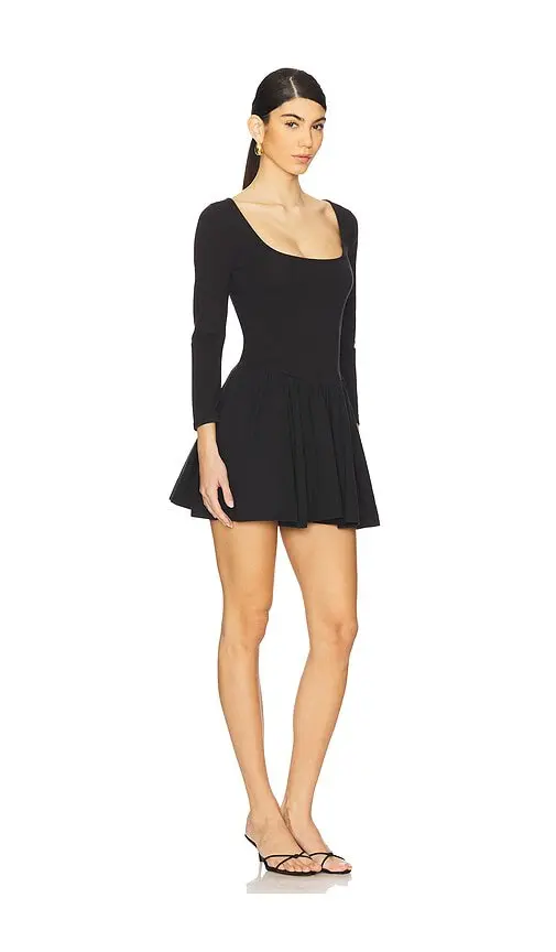flower embroidered mini dress Gaëlle V-neck floral embroidered mini dress