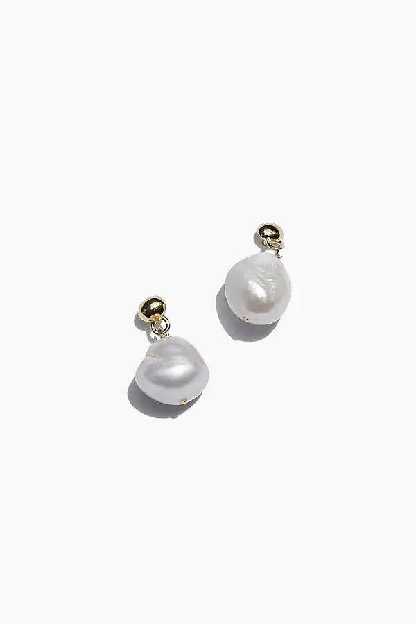 MUNS Perla Stud Earrings - Gold