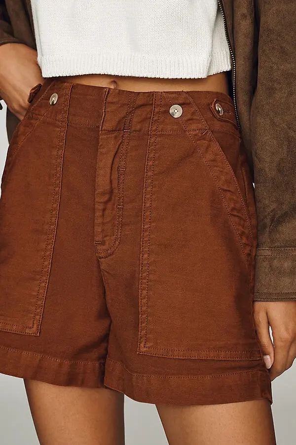 PILCRO Henri Camper Shorts - Tortoise Shell