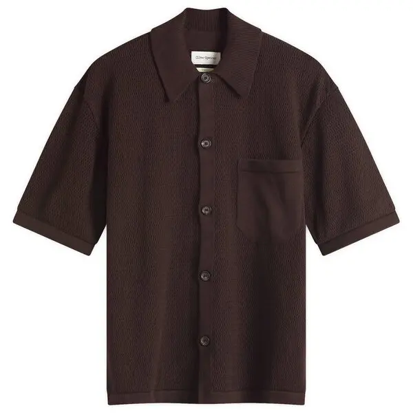 Oliver Spencer Short Sleeve Mawes Knited Shirt