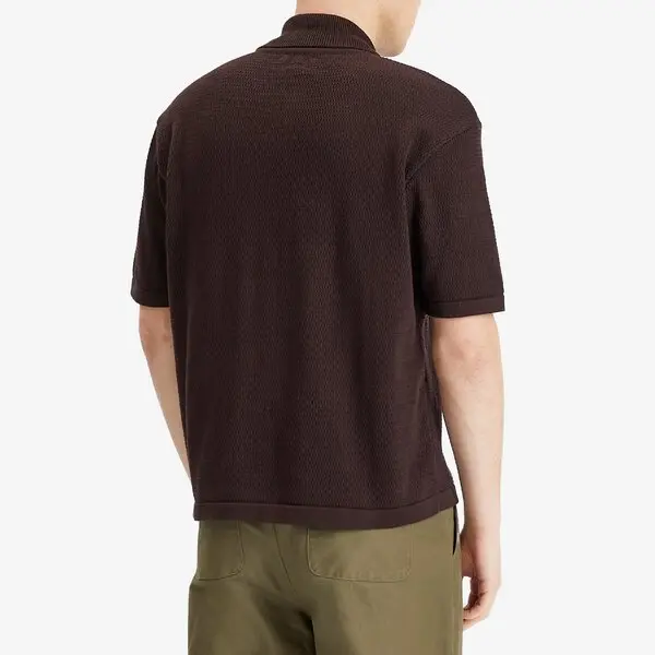 Oliver Spencer Short Sleeve Mawes Knited Shirt
