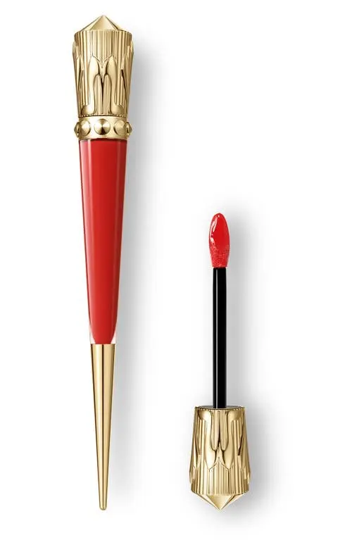 CHRISTIAN LOUBOUTIN Rouge Stiletto Vinyl Gloss - Fire Red
