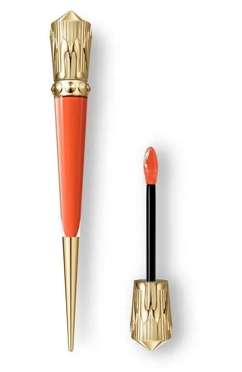 CHRISTIAN LOUBOUTIN Rouge Stiletto Vinyl Gloss - Torrid Peach